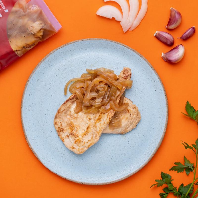 Filé de Frango Acebolado