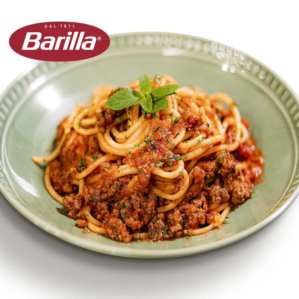 Spaghettoni Bolonhesa com Massa Barilla